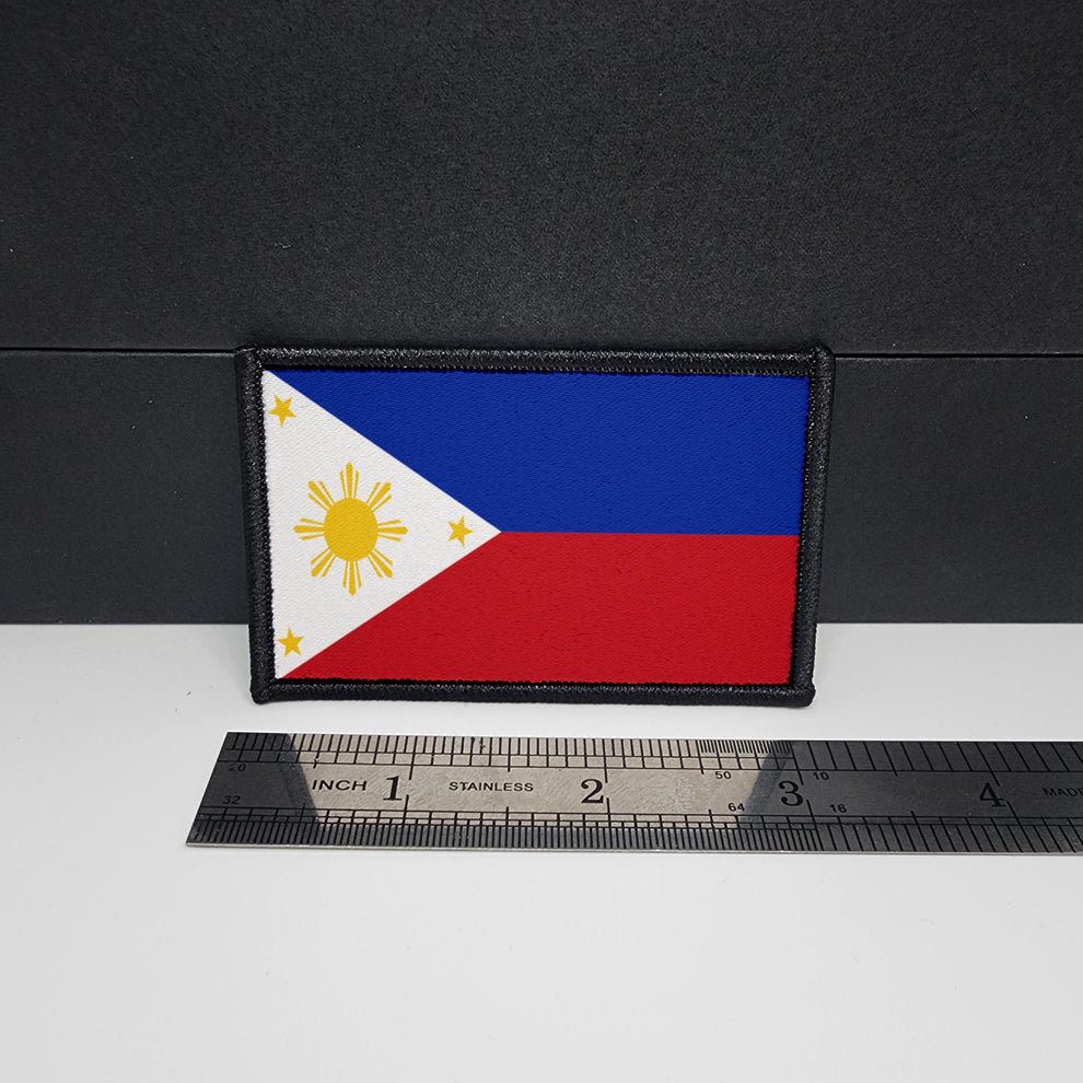 Philippines Flag Morale Patch Custom Tactical patch 2x3 inch Filipino ...